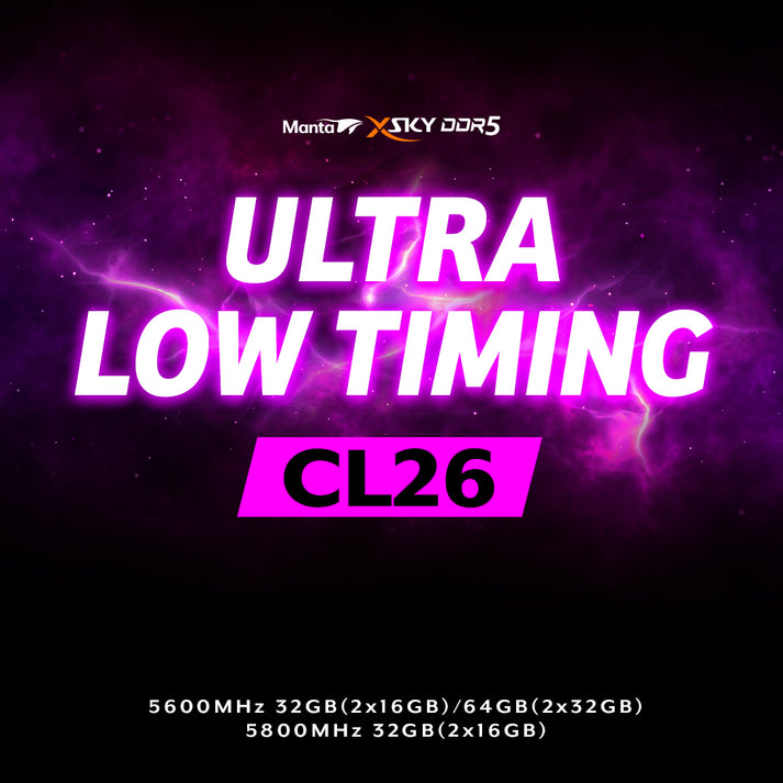 DDR5 | [Manta] XSky | LOW TIMING | INTEL XMP | Gaming Memory